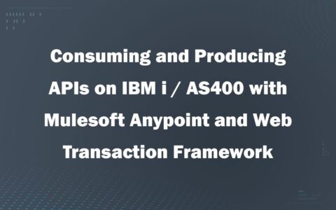 Consuming and Producing APIs on IBM i / AS400 - Infoview Systems Inc.