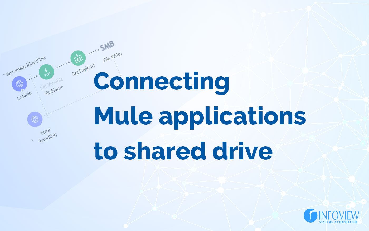 Connecting Mule applications to shared drive - Infoview Systems Inc.