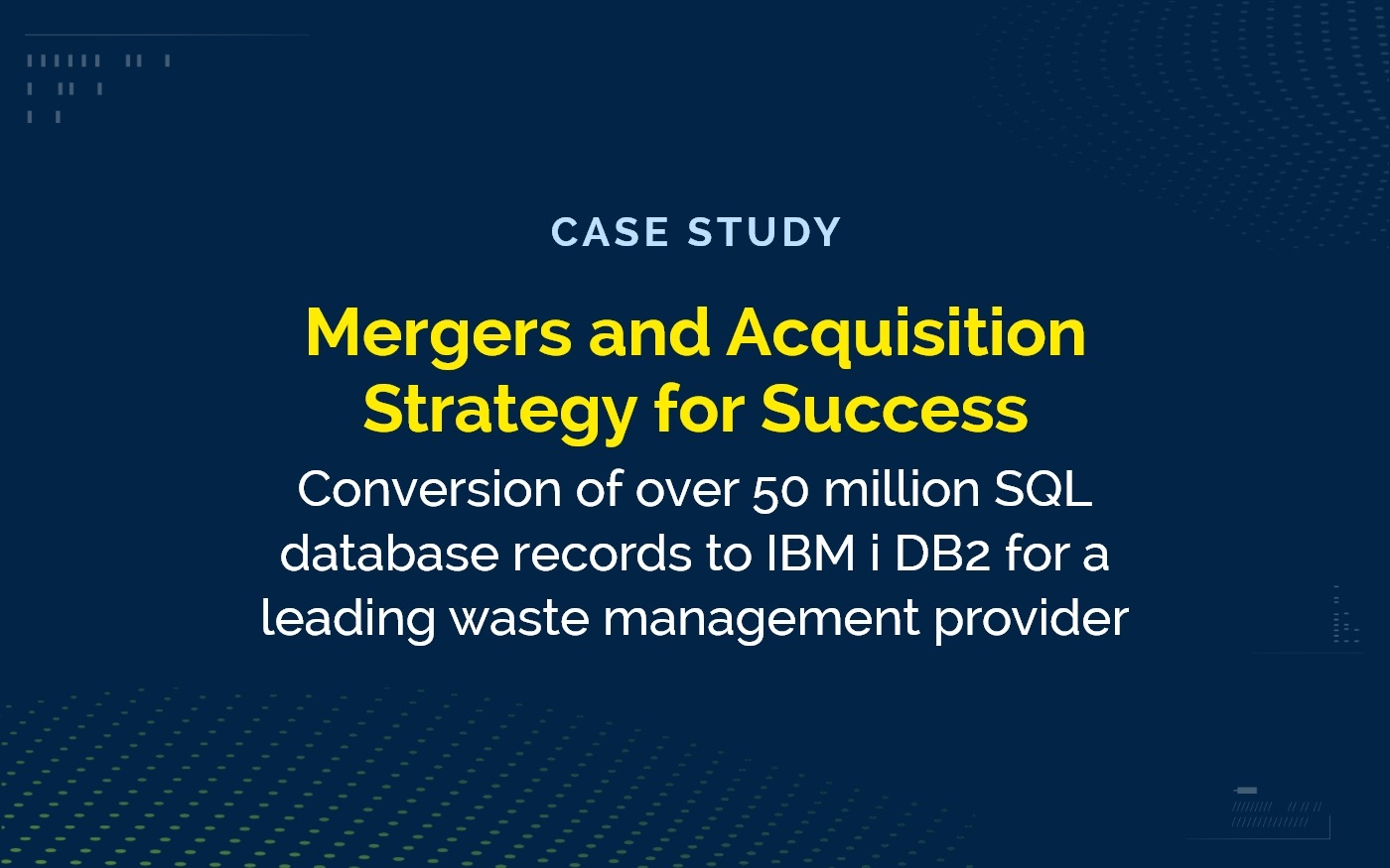 Mergers and Acquisition Strategy for Success - Infoview Systems Inc.